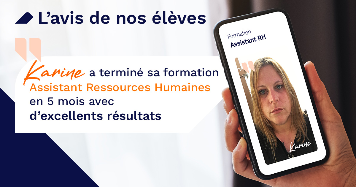 [Interview] Karine est devenue Assistante Ressources Humaines en 5 mois