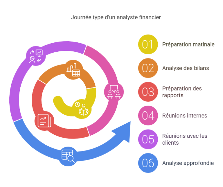 Analyste financier : sa journée type
